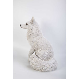 Hi-Line Gift Ltd. Snow Fox Statue & Reviews | Wayfair