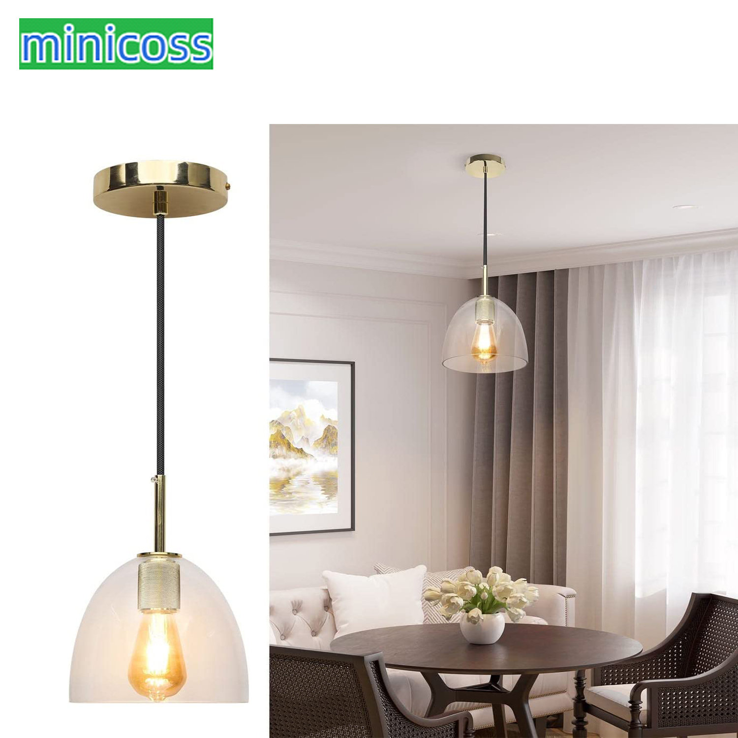 MINICOSS 1 - Light Single Cone LED Pendant | Wayfair