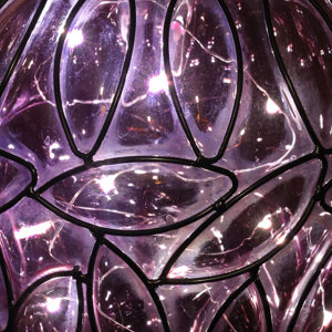 Exhart Solar Tear Shaped Glass and Metal Hanging Lantern with 15 Cool ...