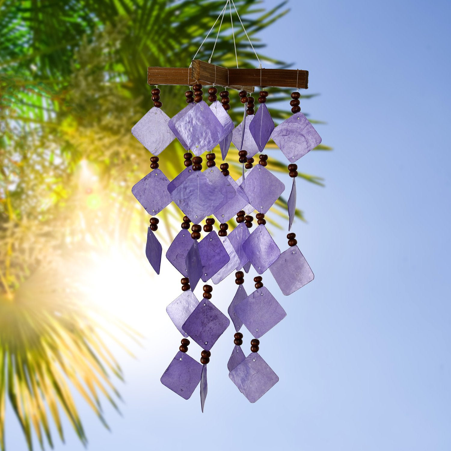 Woodstock Chimes Diamond Capiz Wind Chime & Reviews | Wayfair