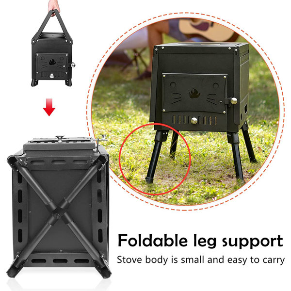Topteng Single Burner Wood Outdoor Stove | Wayfair