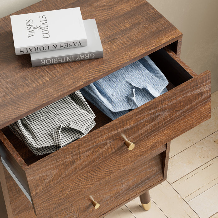 Millwood Pines Nicomedes 4 - Drawer Dresser | Wayfair