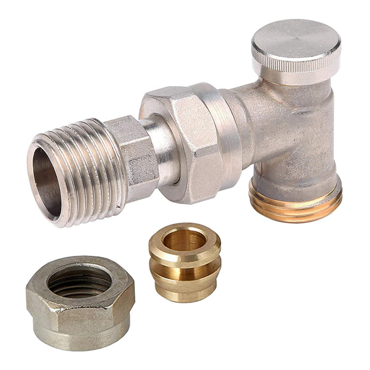 Symple Stuff 8/10mm Rlv-d Lockshield Valve With Compression Fittings ...