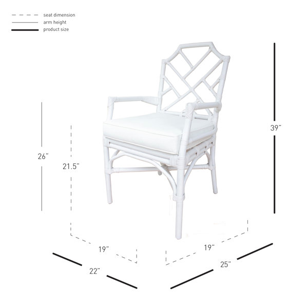 Kelly Clarkson Home Ryman Cross Back Arm Chair & Reviews | Wayfair