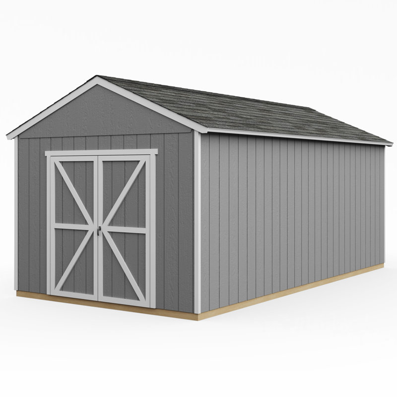 Handy Home Rookwood 10 ft. W x 18 ft. D Wood Storage Shed & Reviews ...