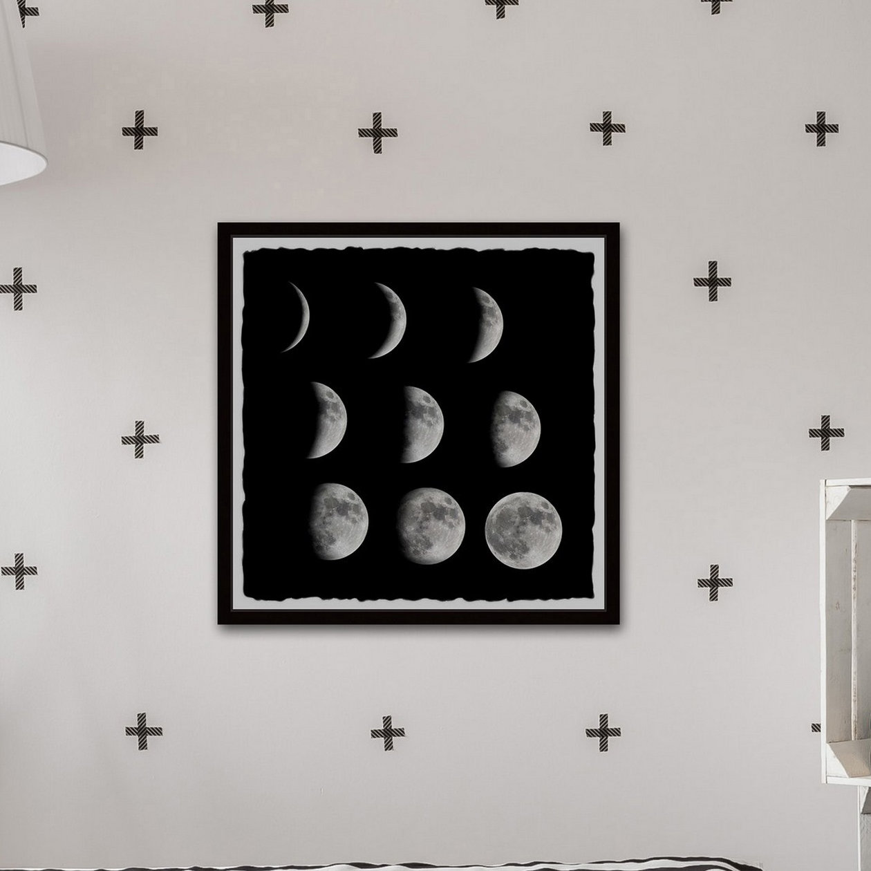 Corrigan Studio® Phases Of The Moon III - Picture Frame Photograph ...