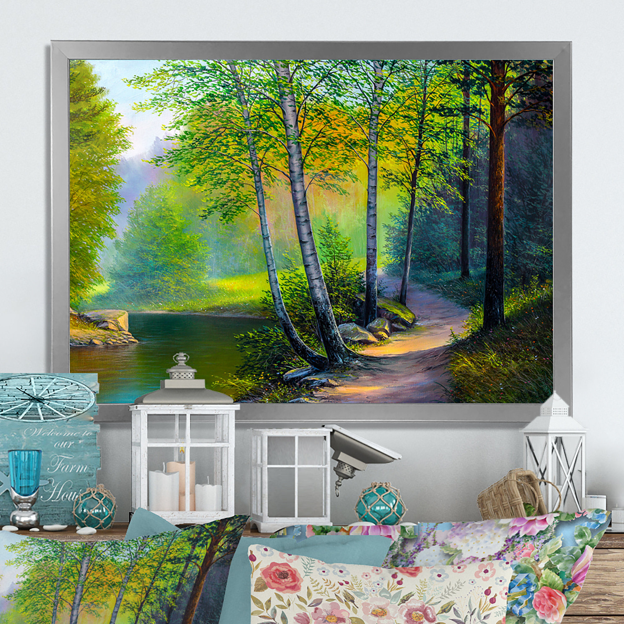 Millwood Pines River In Spring Landscape River In Spring Landscape ...