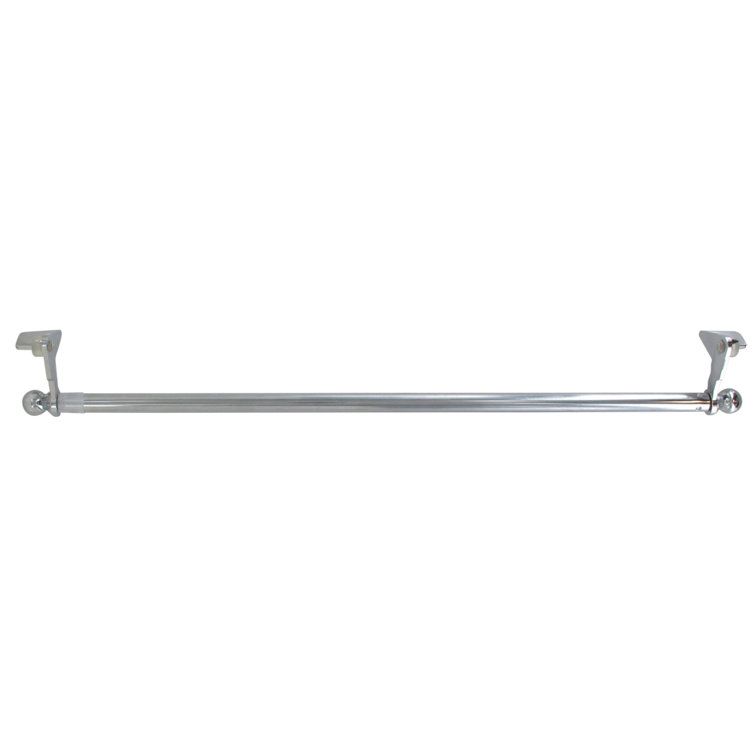 Evideco Café Rod Adjustable Tension Single Curtain Rod & Reviews | Wayfair