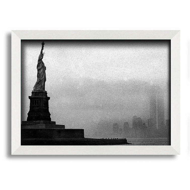 Brayden Studio Airon Statue Of Liberty Vintage - Single Picture Frame ...