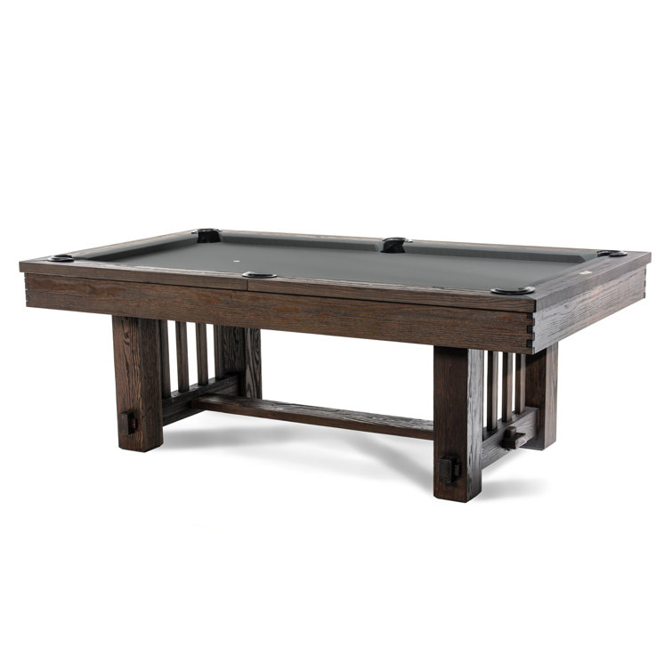Spencer Marston Slate Dining Pool Table - 100% Hardwood Construction ...