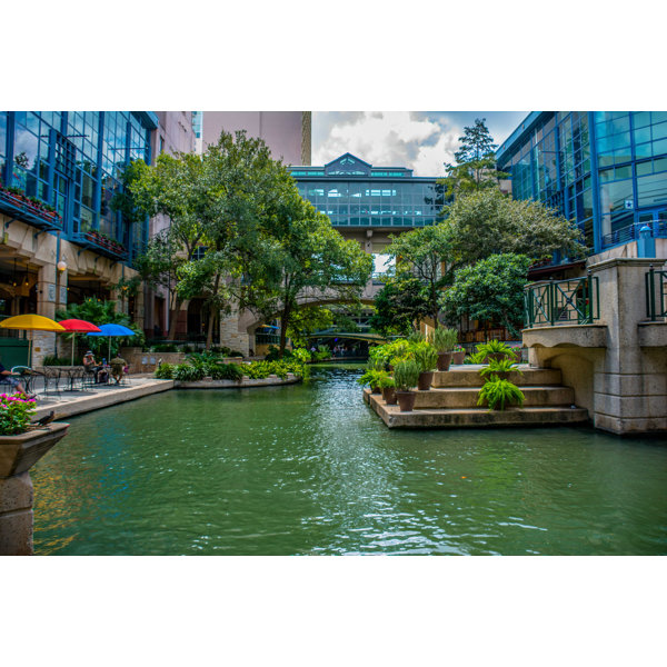 Ebern Designs San Antonio Riverwalk by Nicholas Motto - Wrapped Canvas ...