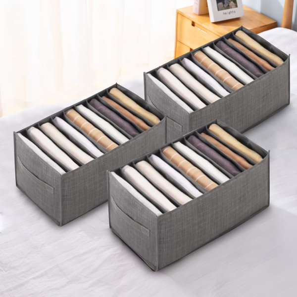 Ebern Designs Fabric Crate Set & Reviews | Wayfair