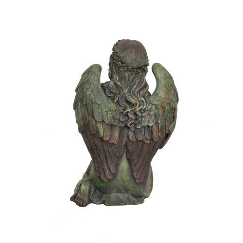 Maturi Crampton Praying Angel Kneeling Statue | Wayfair.co.uk