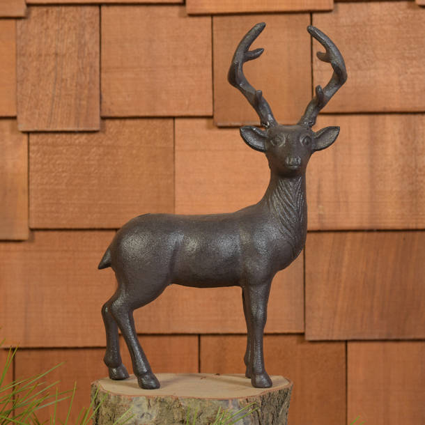 Woodland Buck Deer Statue at Bernice Guarino blog