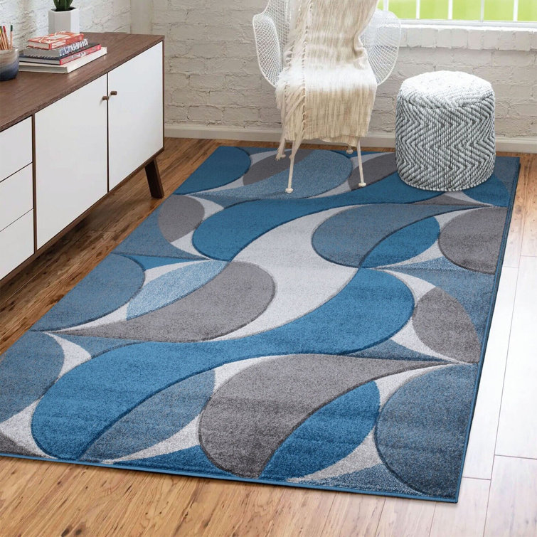 Ivy Bronx Begajeta Blue Indoor/Outdoor Rug | Wayfair.co.uk