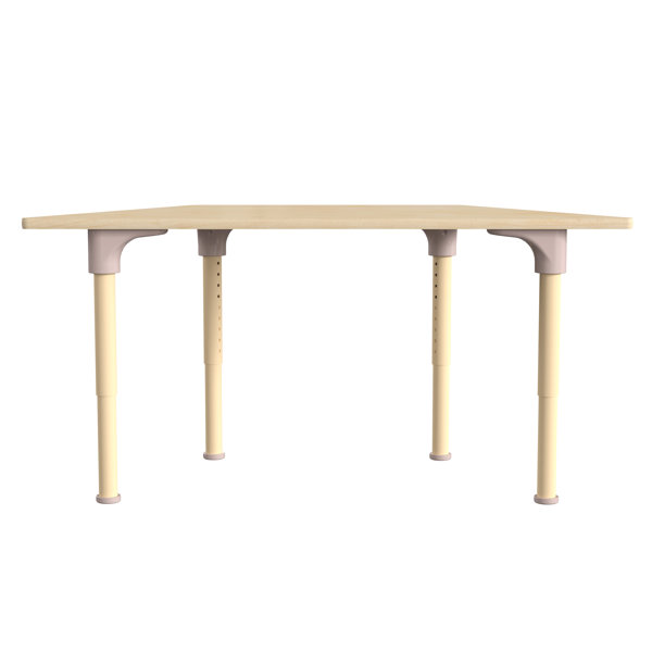 Bright Beginnings Adjustable Height Trapezoid Activity Table | Wayfair