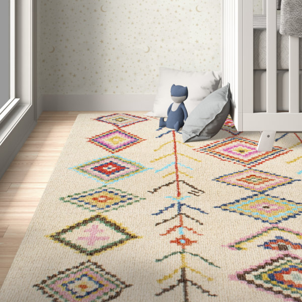 Mack & Milo™ Agostini Handmade Tufted Wool Off-White Rug & Reviews ...