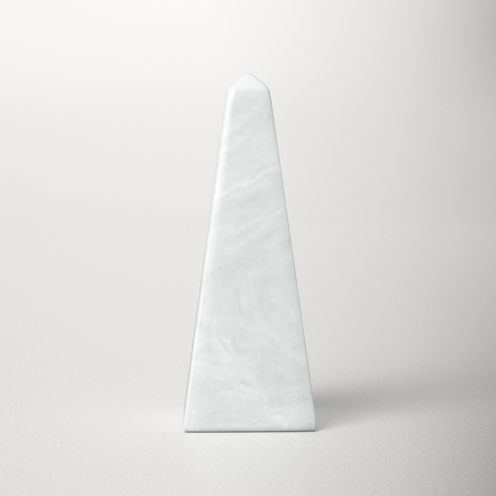 AllModern Meads Pyramid Sculpture | Wayfair