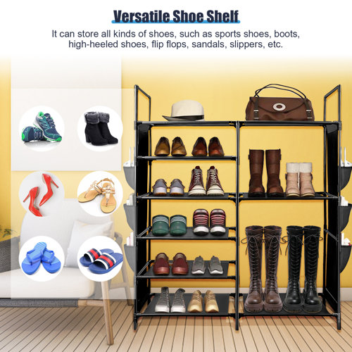 Rebrilliant 36 Pair Shoe Rack | Wayfair