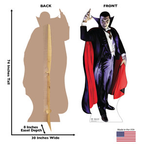 Advanced Graphics Dracula Life Size Cardboard Standup | Wayfair