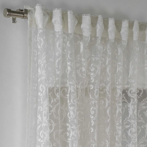 Lilijan Home & Curtain Extra Long and Extra Wide Classic Lace Patterned ...