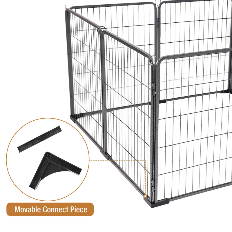 Aivituvin Metal Pet Pen & Reviews | Wayfair