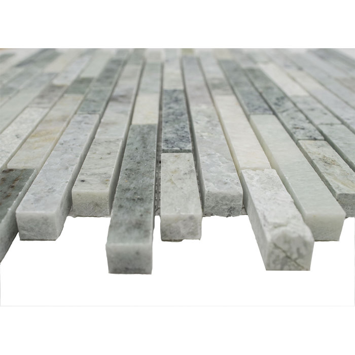 MatrixStoneUSA Tibet Marble Linear Mosaic Wall & Floor Tile & Reviews ...
