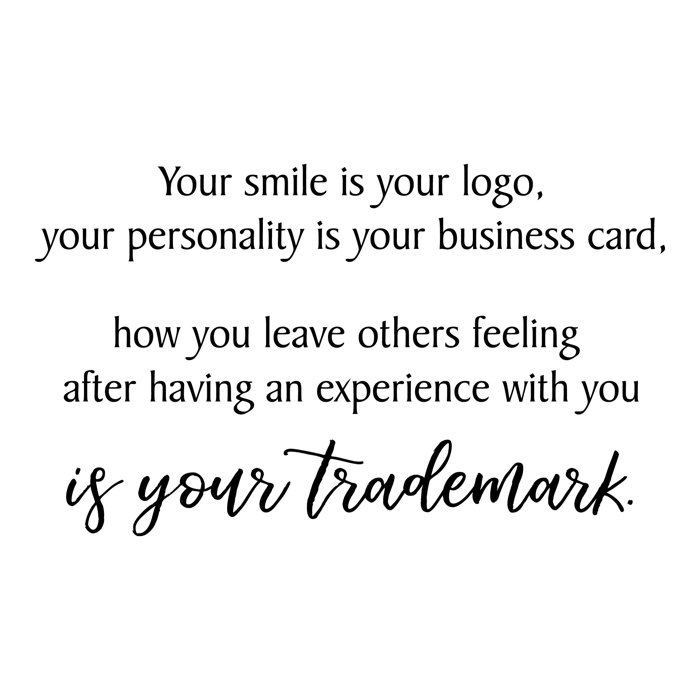 Belvedere Designs LLC Your Trademark Office Wall Quotes™ Decal ...