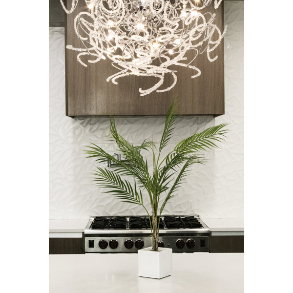 Primrue 30'' Faux Palm Tree in Ceramic Planter & Reviews | Wayfair