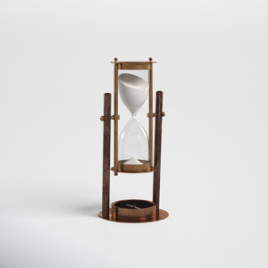 Tess Small Antique Rotating Sand Timer & Reviews | Joss & Main