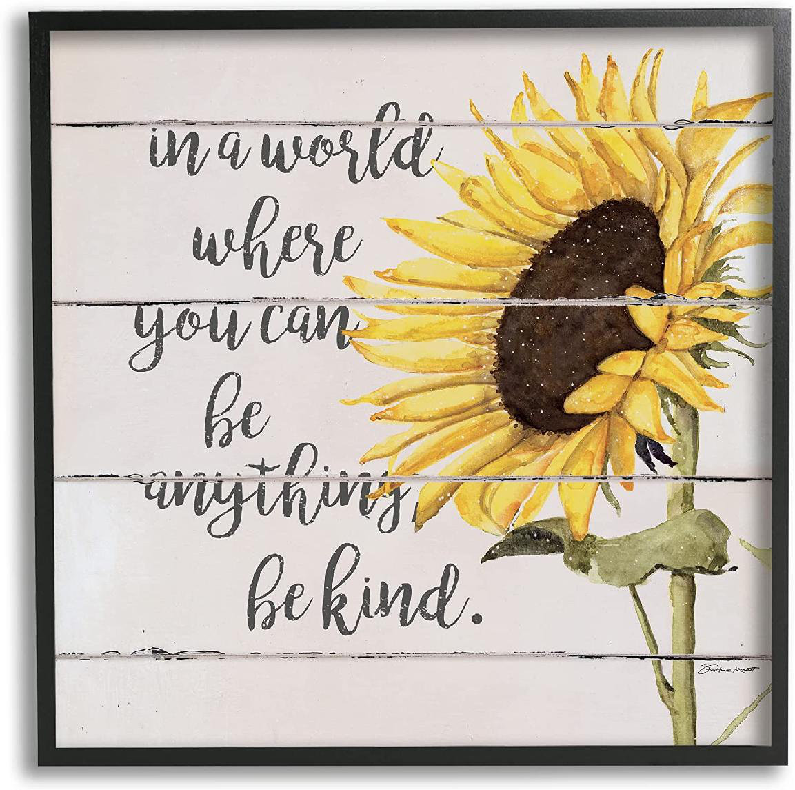 August Grove® Be Anything Be Kind Motivational Quote Farmhouse S Be ...