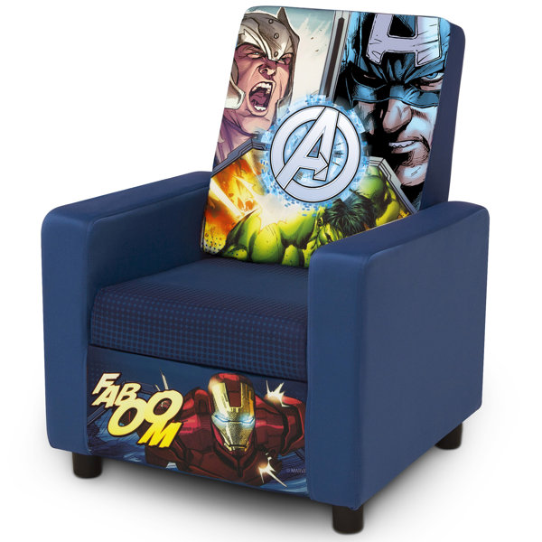 Delta Children Marvel Avengers High Back Upholstered Kids Chair ...