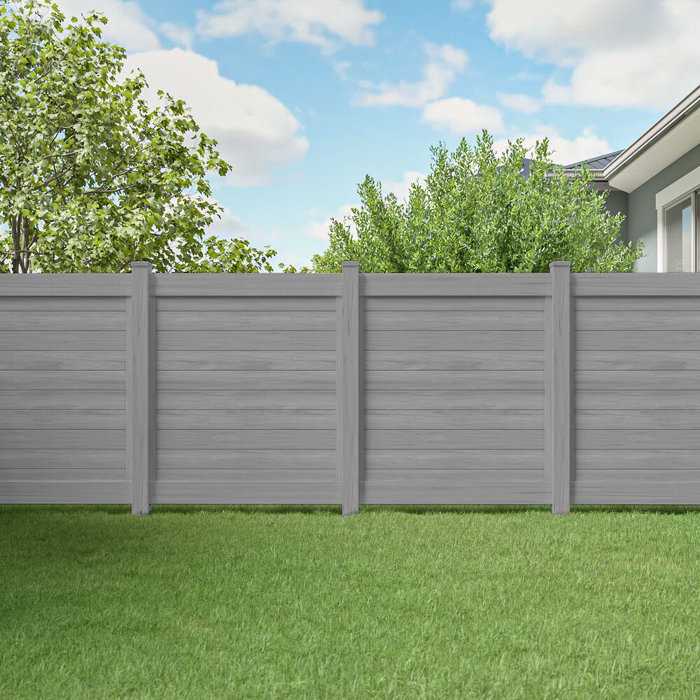 Barrette Outdoor Living Horizontal Fence Driftwood Vinyl Privacy Panel ...