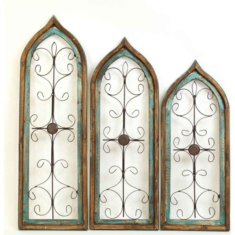 Ophelia & Co. 3 Piece Architectural Window Wall Decor Set & Reviews ...