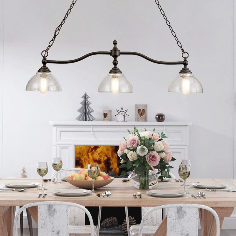 Breakwater Bay Coalton 3 - Light Iron Kitchen Island Pendant | Wayfair