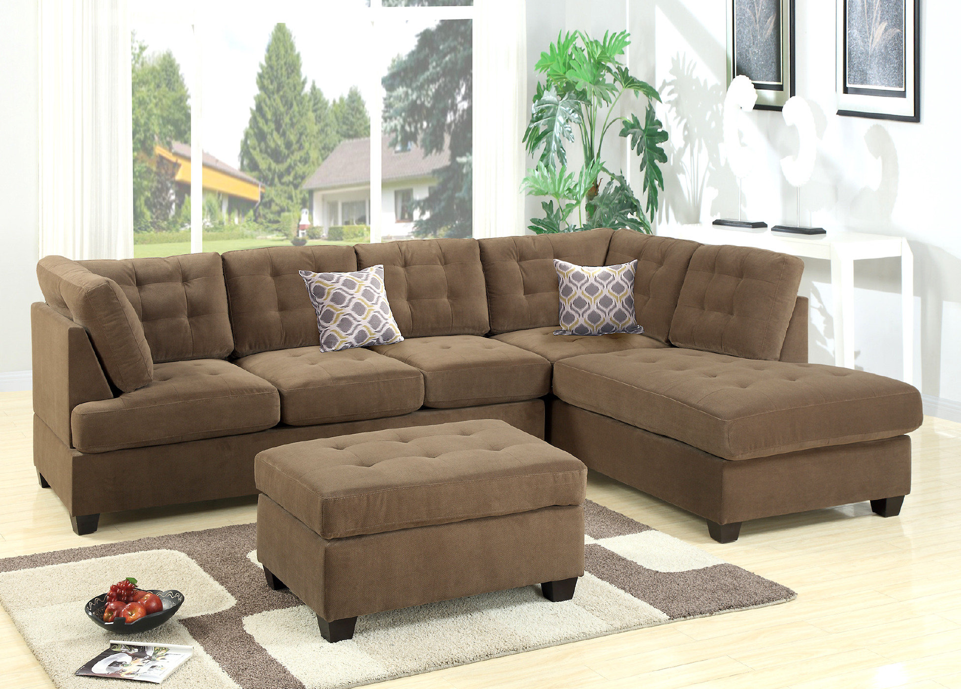Latitude Run® 3 - Piece Upholstered Sectional | Wayfair