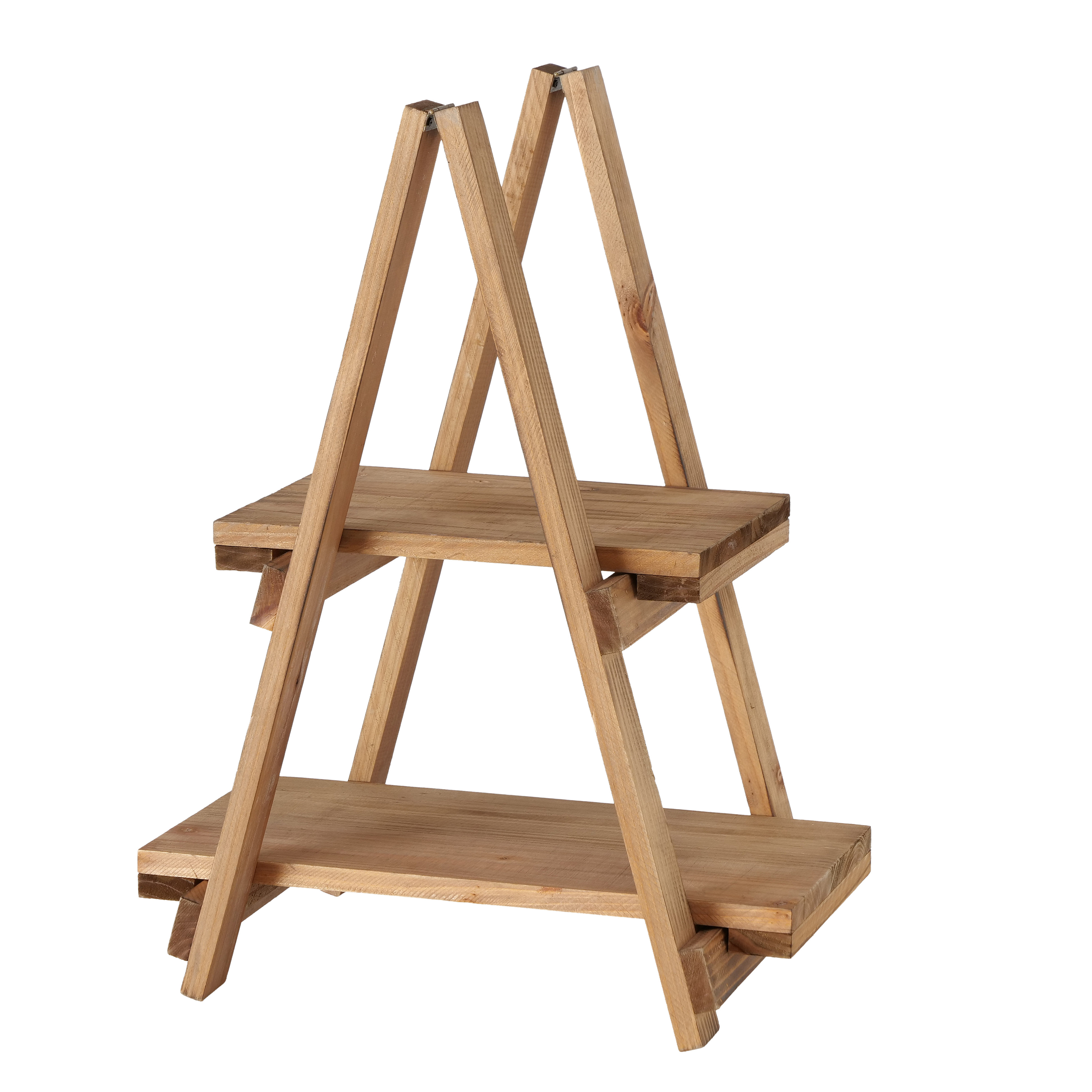 Millwood Pines Aeryona Wood 2 Tiered Stand | Wayfair
