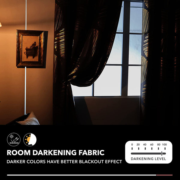 Mercer41 Kopelan Polyester Blackout Curtain Pair | Wayfair