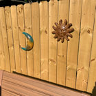 Union Rustic Reena Old World Moon Outdoor Wall Decor & Reviews | Wayfair