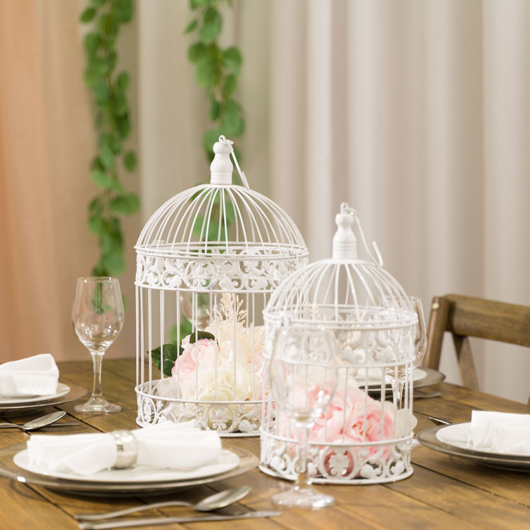Ophelia & Co. 2 Piece Manuel Metal Decorative Bird Cage Set & Reviews ...