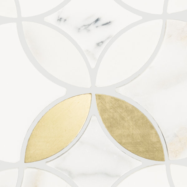 Daltile Lavaliere Calacatta Natural Stone Mosaic Wall Tile | Wayfair