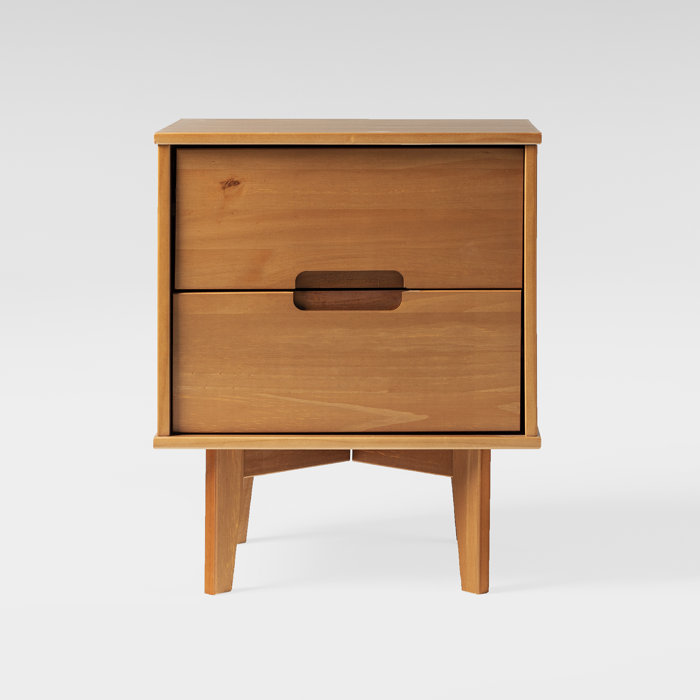 Mercury Row Ulti Solid Wood Bedside Table & Reviews | Wayfair.co.uk