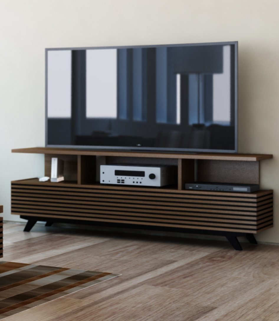 Brayden Studio® Peckforton TV Stand for TVs up to 78" & Reviews | Wayfair