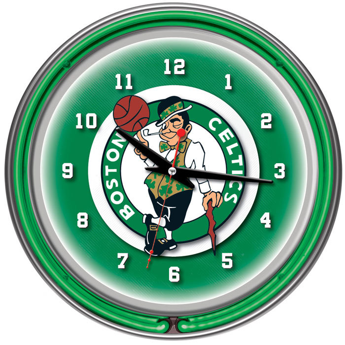 Trademark Global NBA Glass Wall Clock & Reviews | Wayfair