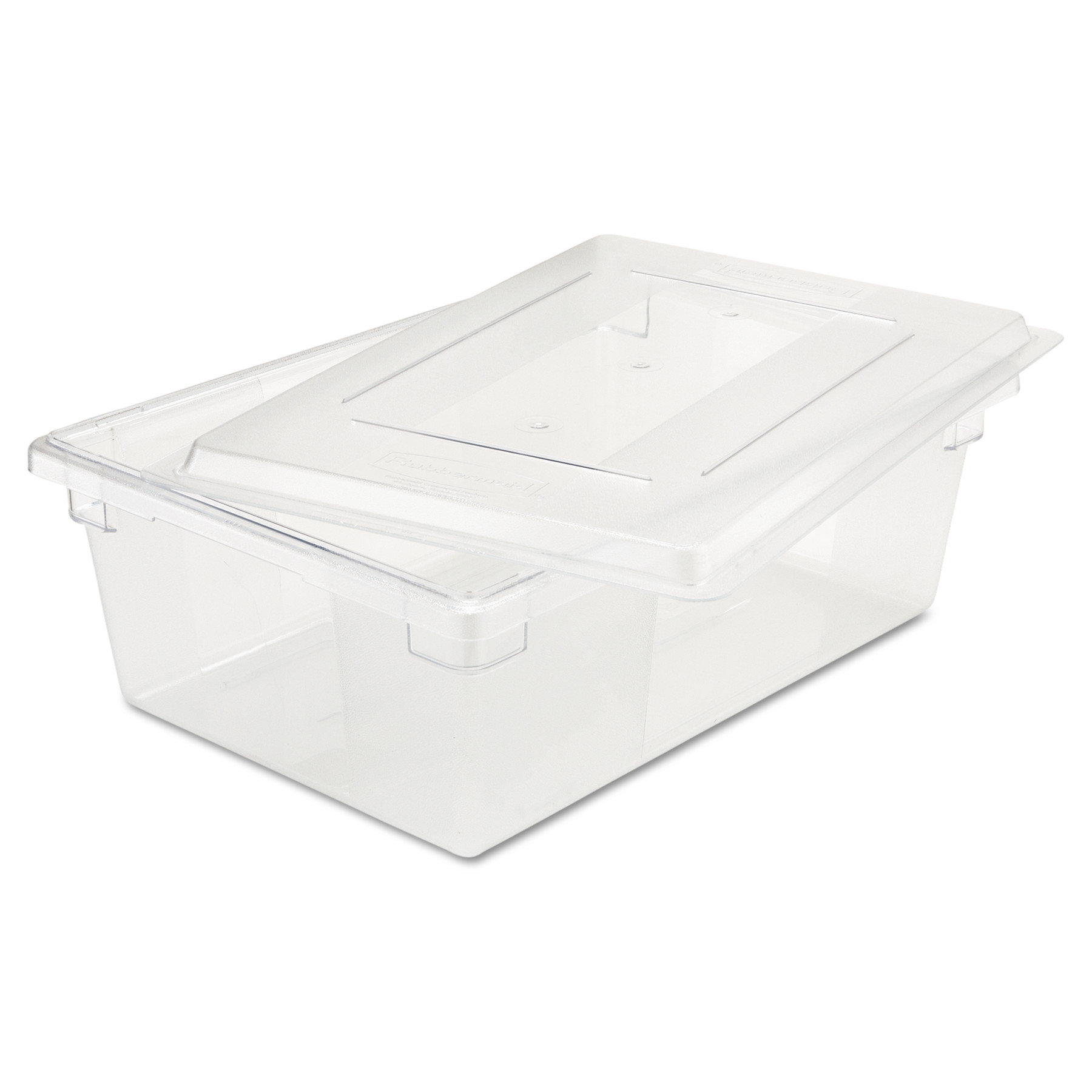 Rubbermaid Commercial Products 1600 oz. Rectangle Plastic Food Storage ...