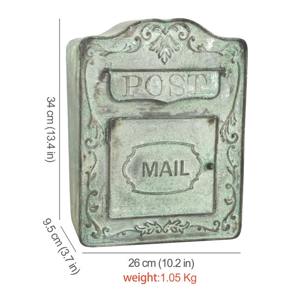 Lily Manor Horatio Wall Mounted Letter Box & Reviews | Wayfair.co.uk