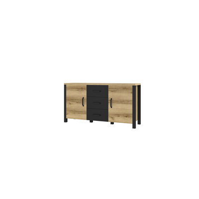 Williston Forge Monango 147cm Wide 3 Drawer Sideboard & Reviews ...