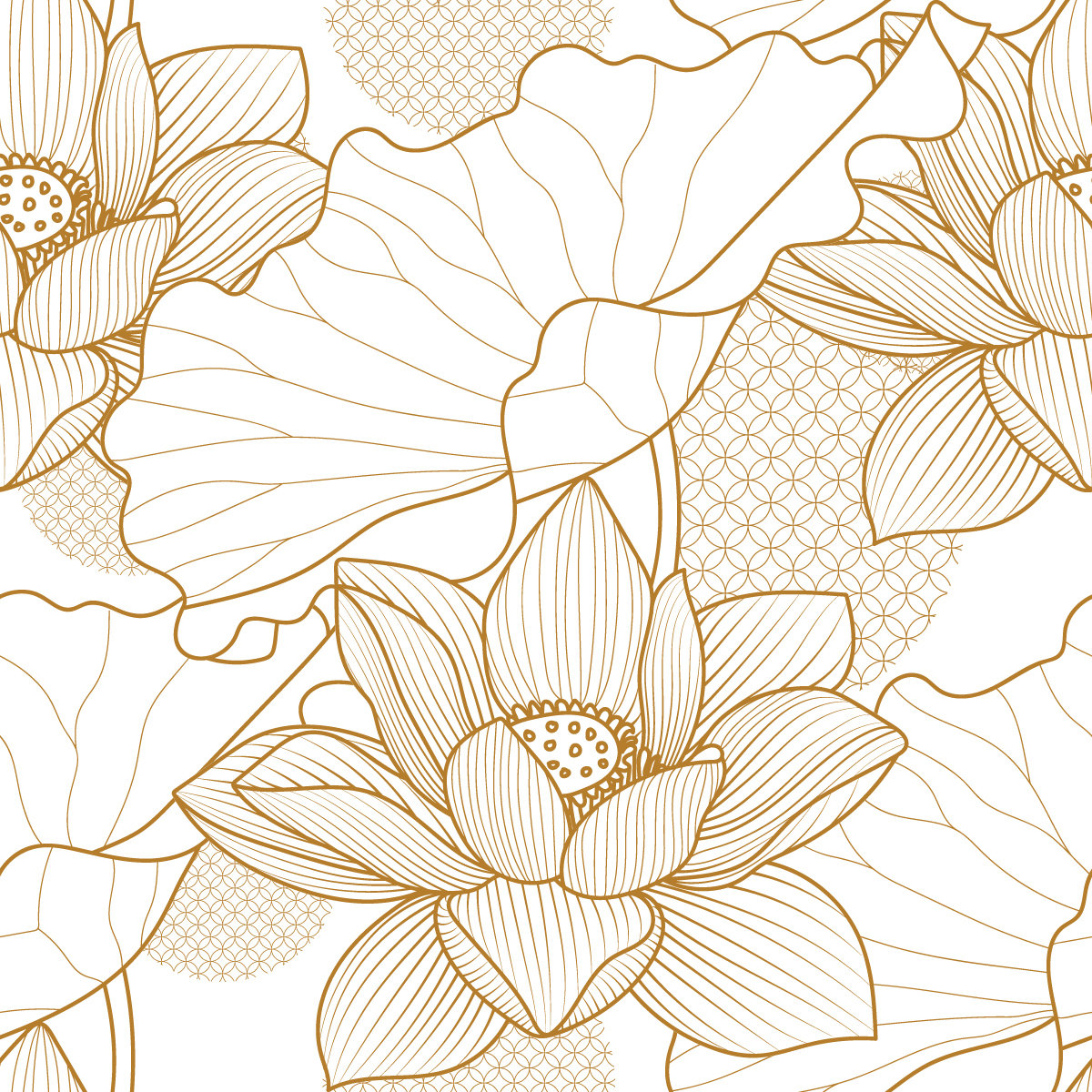 Red Barrel Studio® Floral Contour Wallpaper Floral Wallpaper | Wayfair