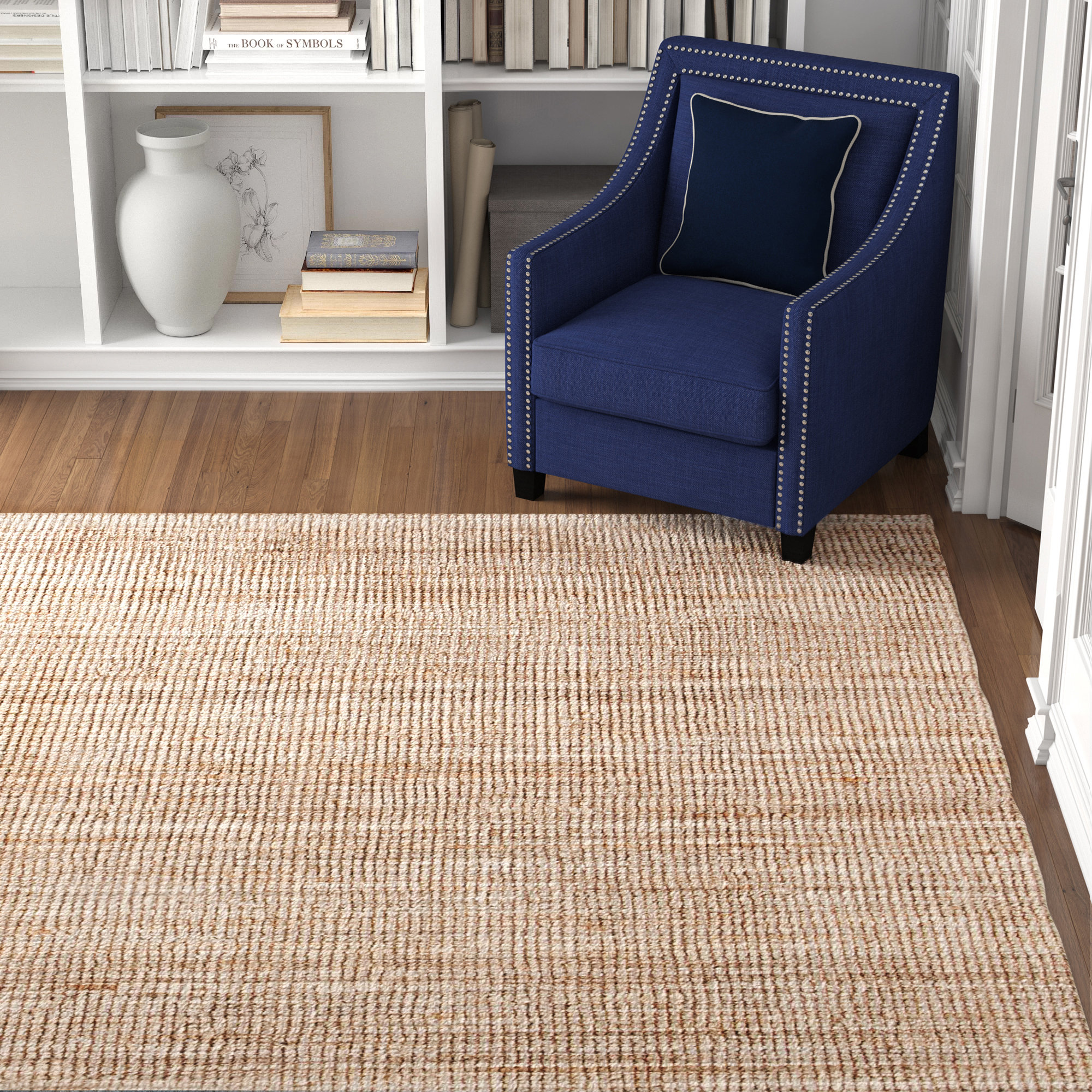 Three Posts™ Evelynn Hand-Woven Brown Area Rug & Reviews | Wayfair