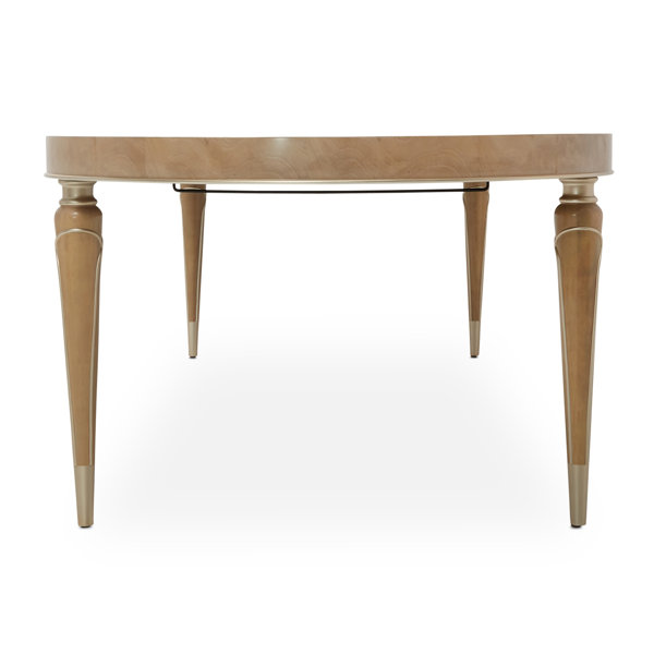 Michael Amini Villa Cherie Extendable Oval Dining Table | Wayfair